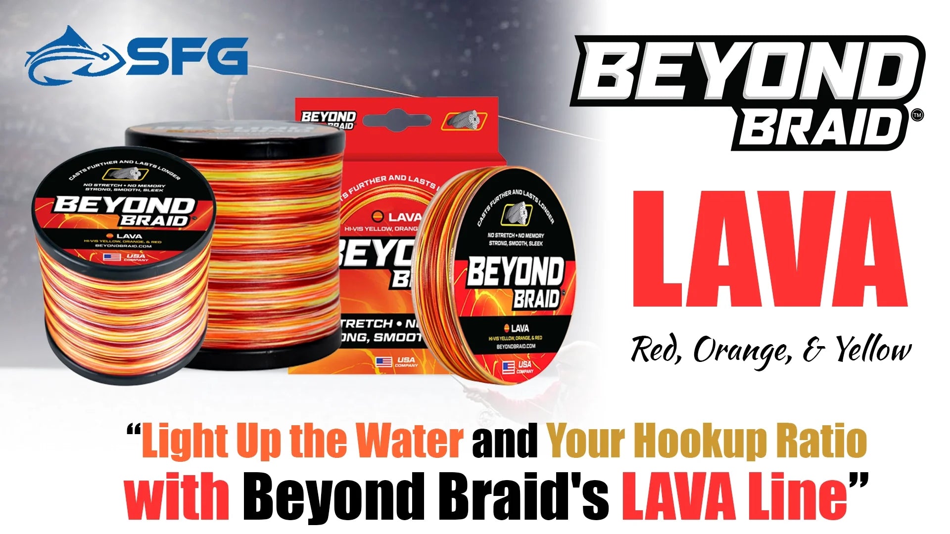 Light Up the Water and Your Hookup Ratio with Beyond Braid's Lava Line – SportFishGear