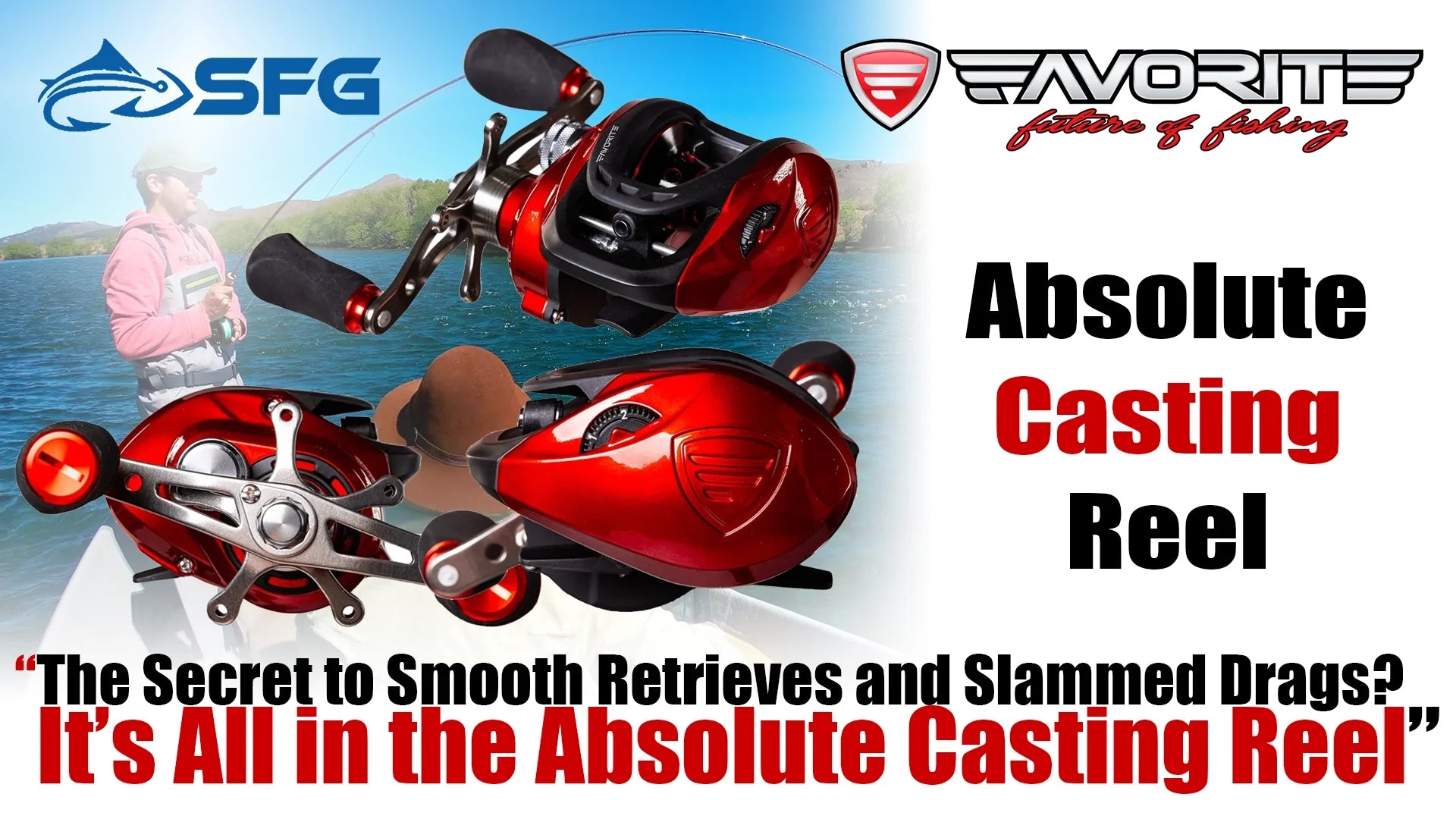 Absolute Casting Reel: Power, Precision & Zero Backlash – SportFishGear