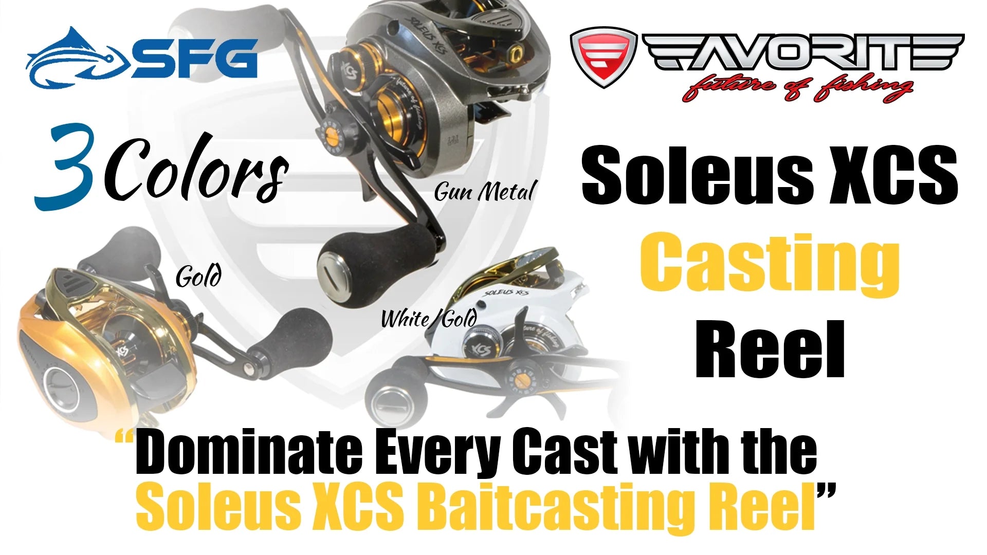 Dominate Every Cast with the Soleus XCS Baitcasting Reel – SportFishGear