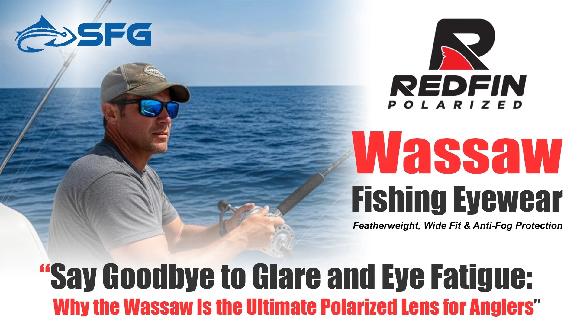 Fish Smarter with RedFin Wassaw Polarized Sunglasses – SportFishGear